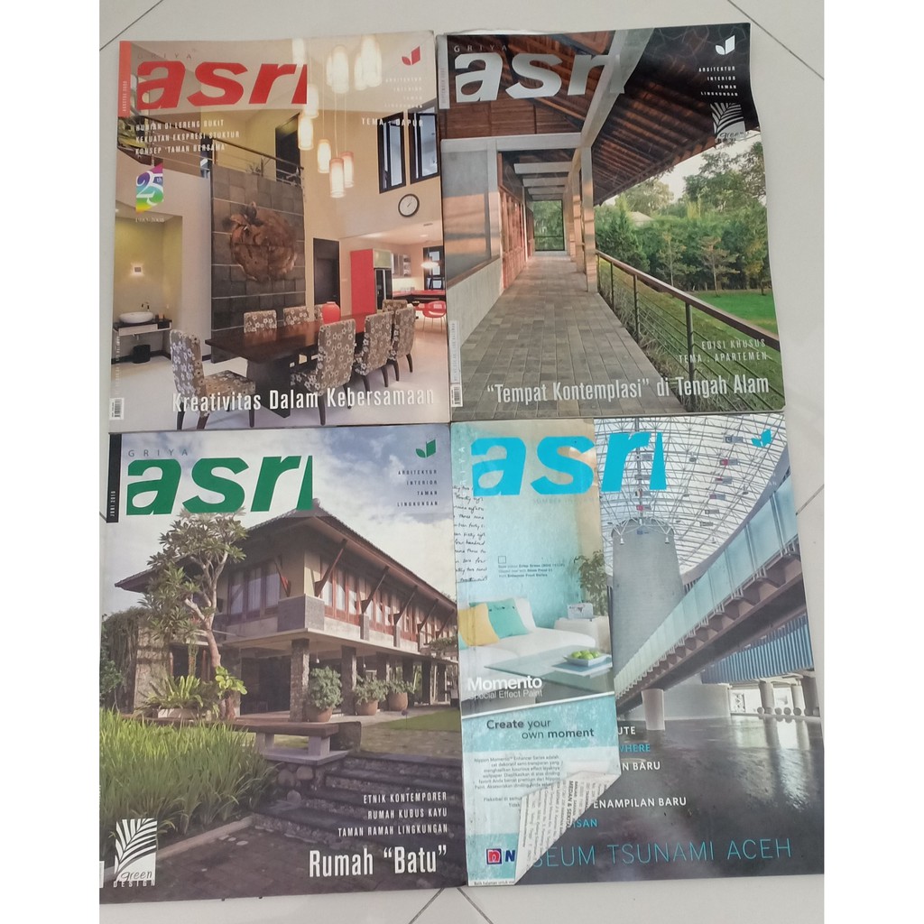 Jual Paket Bundle Majalah Asri Edisi Khusus Interior Arsitektur Desain ...
