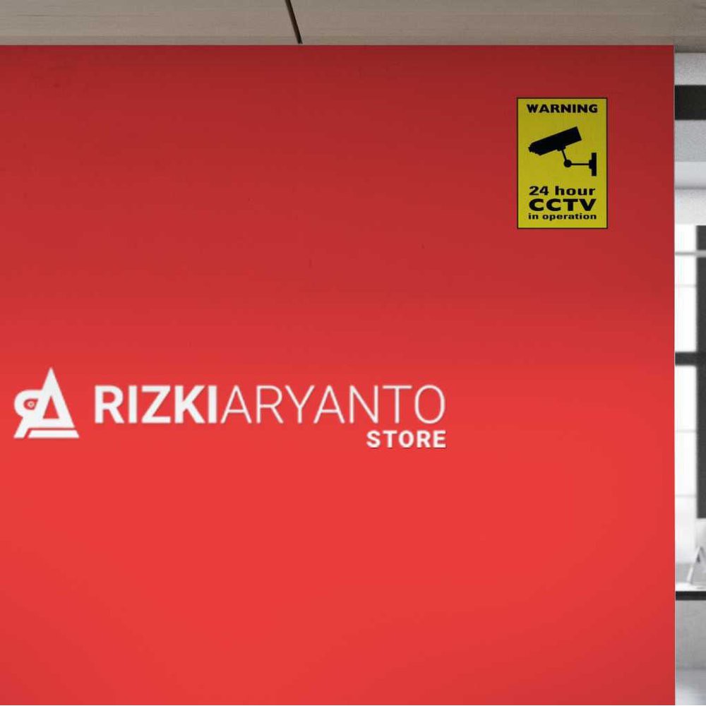 Jual Stiker Dinding dan Kaca Peringatan Warning CCTV Sticker | Shopee ...
