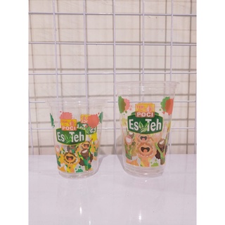 Jual Gelas Cup Teh Poci Ukuran 16 OZ dan 12 OZ 1 slop ( isi 50 cup ...