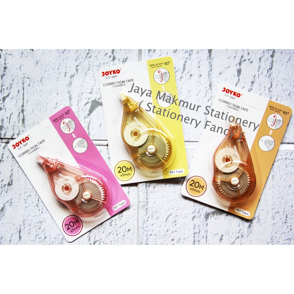 Jual Correction Tape Joyko 20 meter CT-569 (Eceran) | Shopee Indonesia