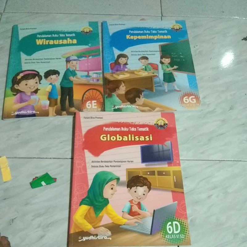 Jual PENDALAMAN BUKU TEKS TEMATIK 6A 6B 6C 6D 6E 6F 6G 6H 6I YUDHISTIRA KELAS 6 SD KURIKULUM ...