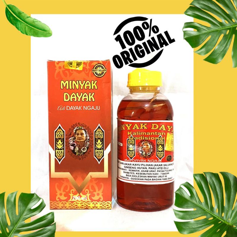 Jual minyak dayak, asli kalimantan 200 ml | Shopee Indonesia