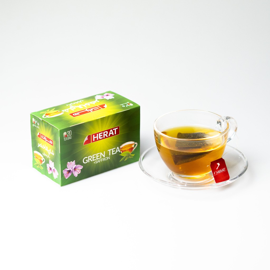 Jual Green Tea Saffron - Herat Tea | Minuman Seduh Teh Hijau Dan Safron ...