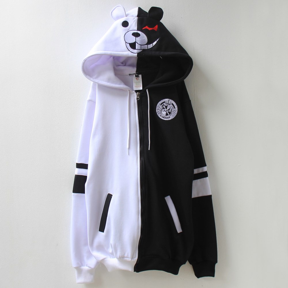 Jual Monokuma Hoodie Jacket Anime Lucu Danganronpa Kawaii Harajuku ...