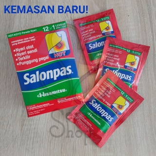 Jual Salonpas Koyo Biru 12 lembar / Salonpas Hot Merah 12 pcs | Shopee ...