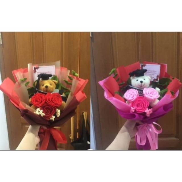 Jual BUKET BUNGA WISUDA MURAH - BUKET BONEKA WISUDA MURAH | Shopee ...