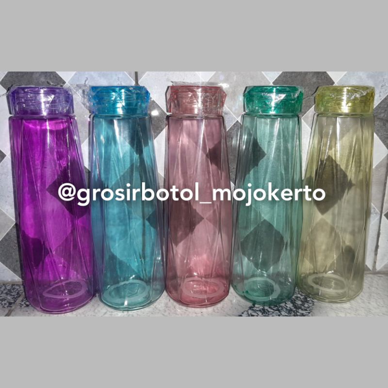 Jual BOTOL MINUM / BOTOL KACA KRISTAL DIAMOND 450ml | Shopee Indonesia