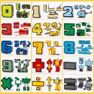 Jual RESTOCK mainan number robot angka 15 in 1 Bayar Di Tempat] Mobil ...