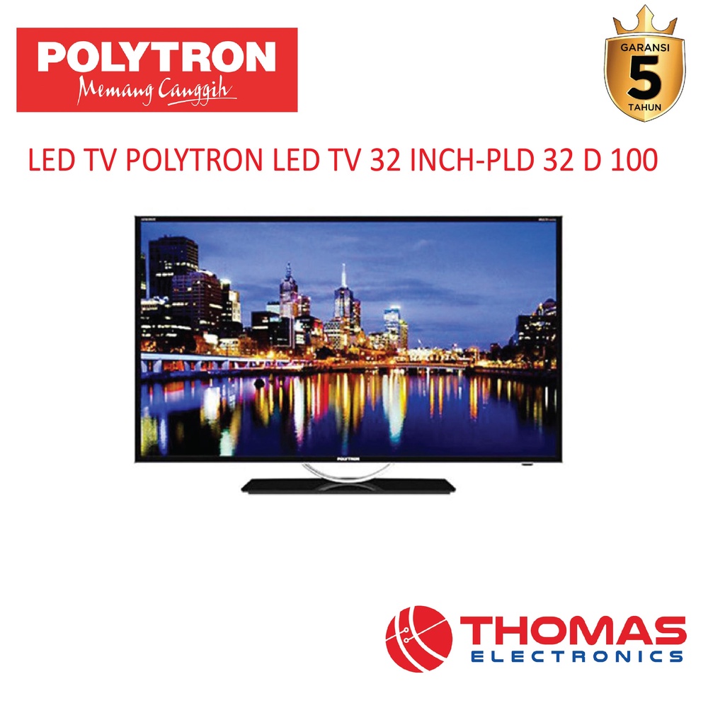 Jual LED TV POLYTRON PLD 32 D 100 LED TV 32 INCH PLD32D100 GARANSI ...
