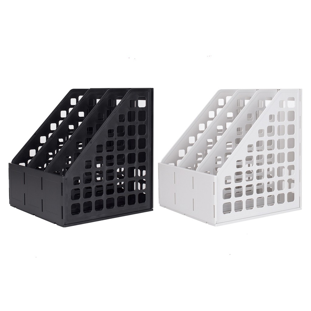 Jual RAK DOKUMEN BOX FILE RAKIT 3 SUSUN PLASTIK DELI 78990 HITAM ABU ...