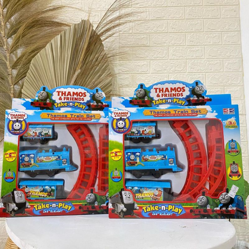 Jual mainan kereta api thamos train set Indonesia|Shopee Indonesia