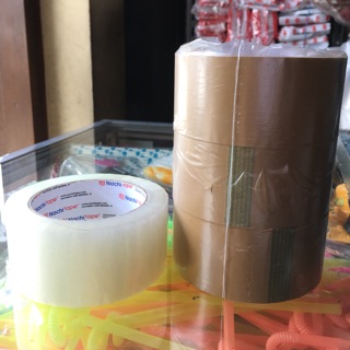 Jual Lakban bening nachi dan coklat solasi besar solatip solatape isolasi 2 inch nachi naci tape ...