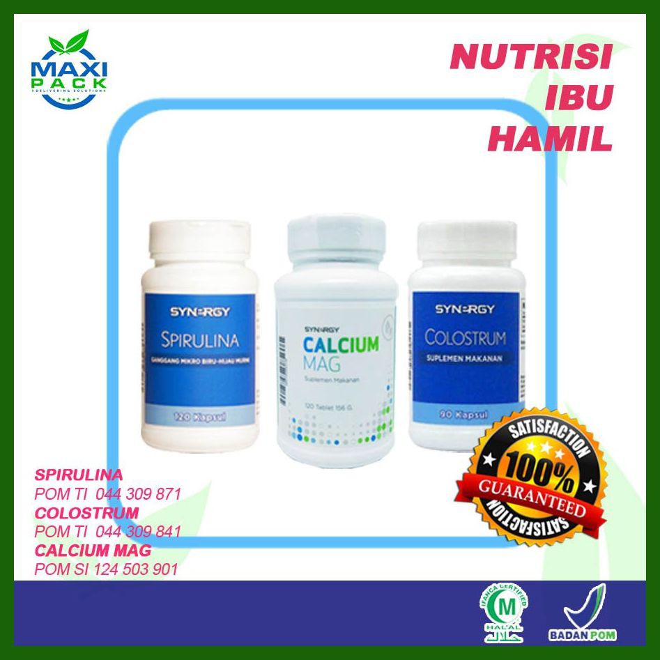 Jual Daftar Menu Supplemen Makanan Ibu Hamil - Spirulina + Colostrum ...