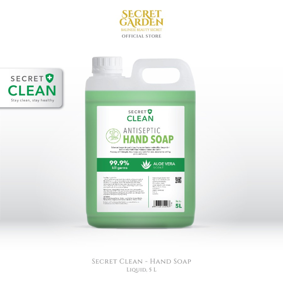 Jual Secret Clean Antiseptic Hand Soap 5L | Shopee Indonesia