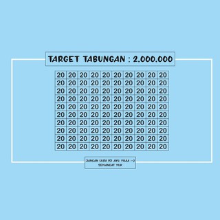 Jual CELENGAN TARGET CUSTOM FREE SPIDOL TABUNGAN CHALLENGE VIRAL ...