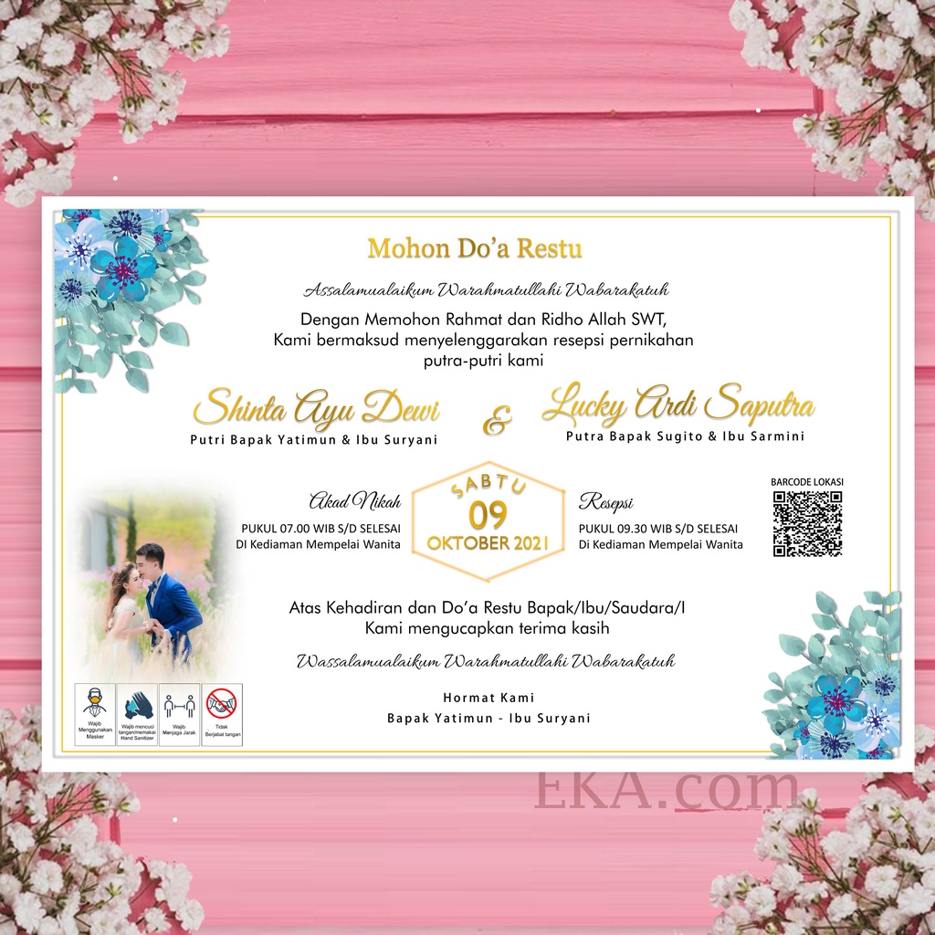 Jual Undangan Punjungan Pernikahan Untuk Nasi Kotak | Shopee Indonesia
