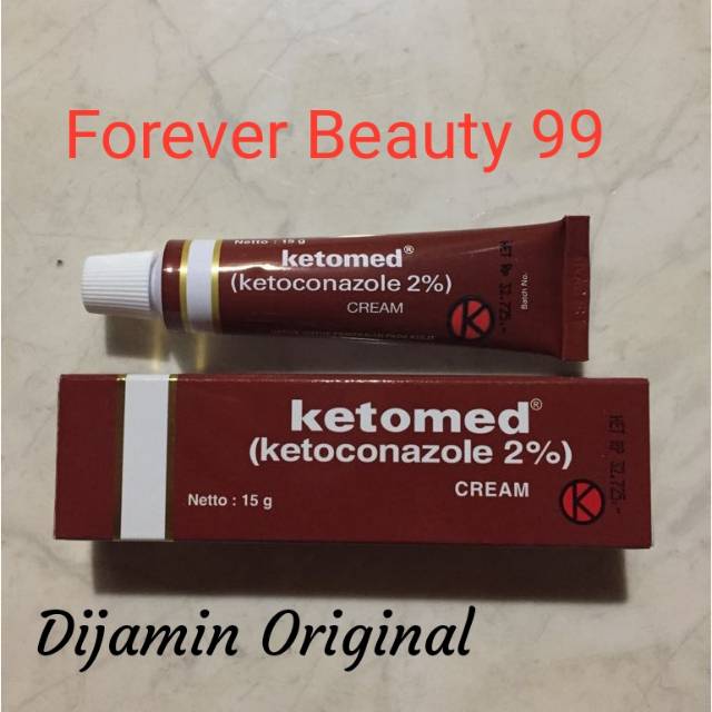 Ketomed cream 15 gr - krim ketokonazol 2 % anti jamur panu kadas kudis ...