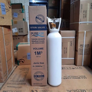 Jual tabung oksigen 1m3/ Tabung O2 isi full/ Tabung oxygen 1m3 isi ...
