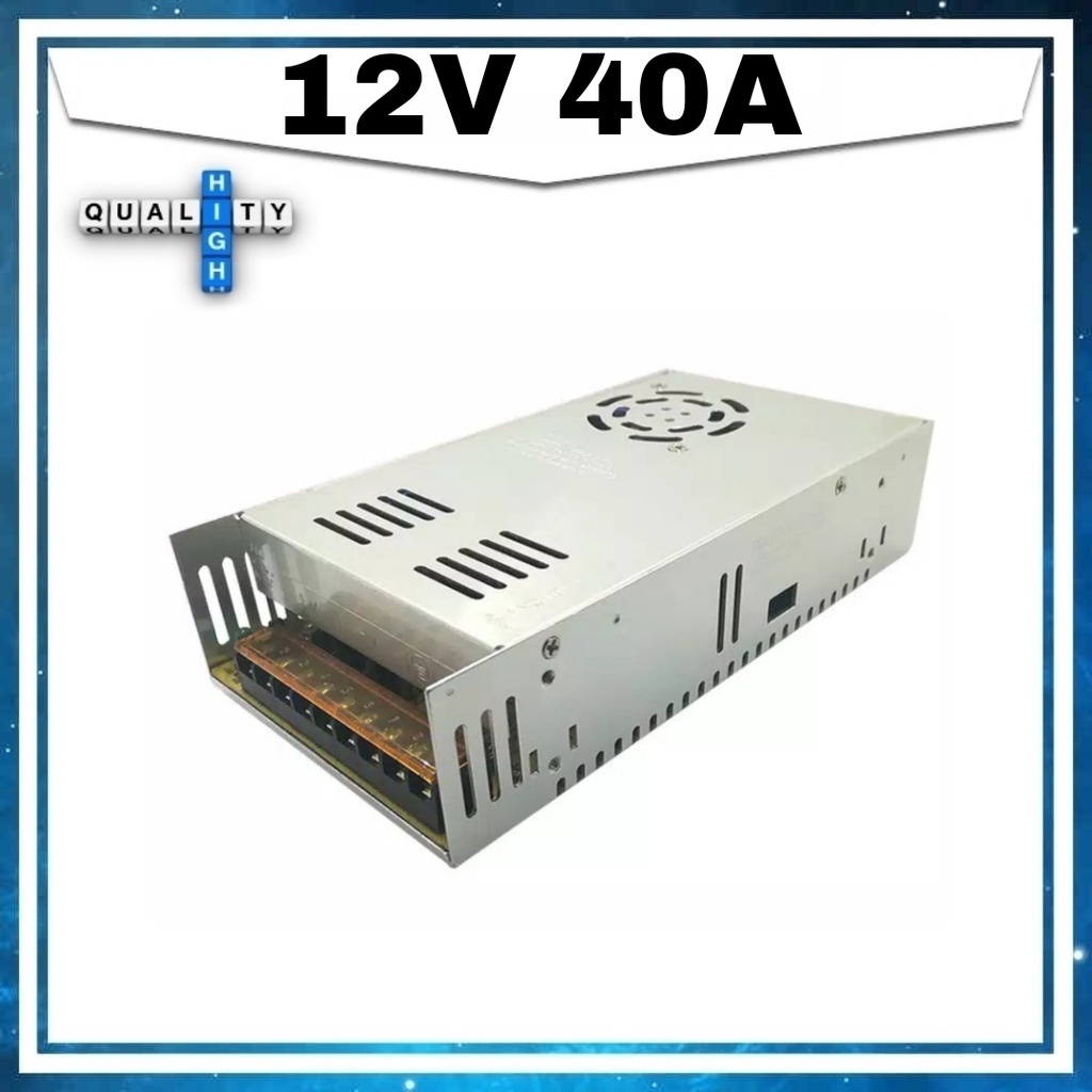 Jual power supply 12v 40a Switching trafo 12v40a | Shopee Indonesia