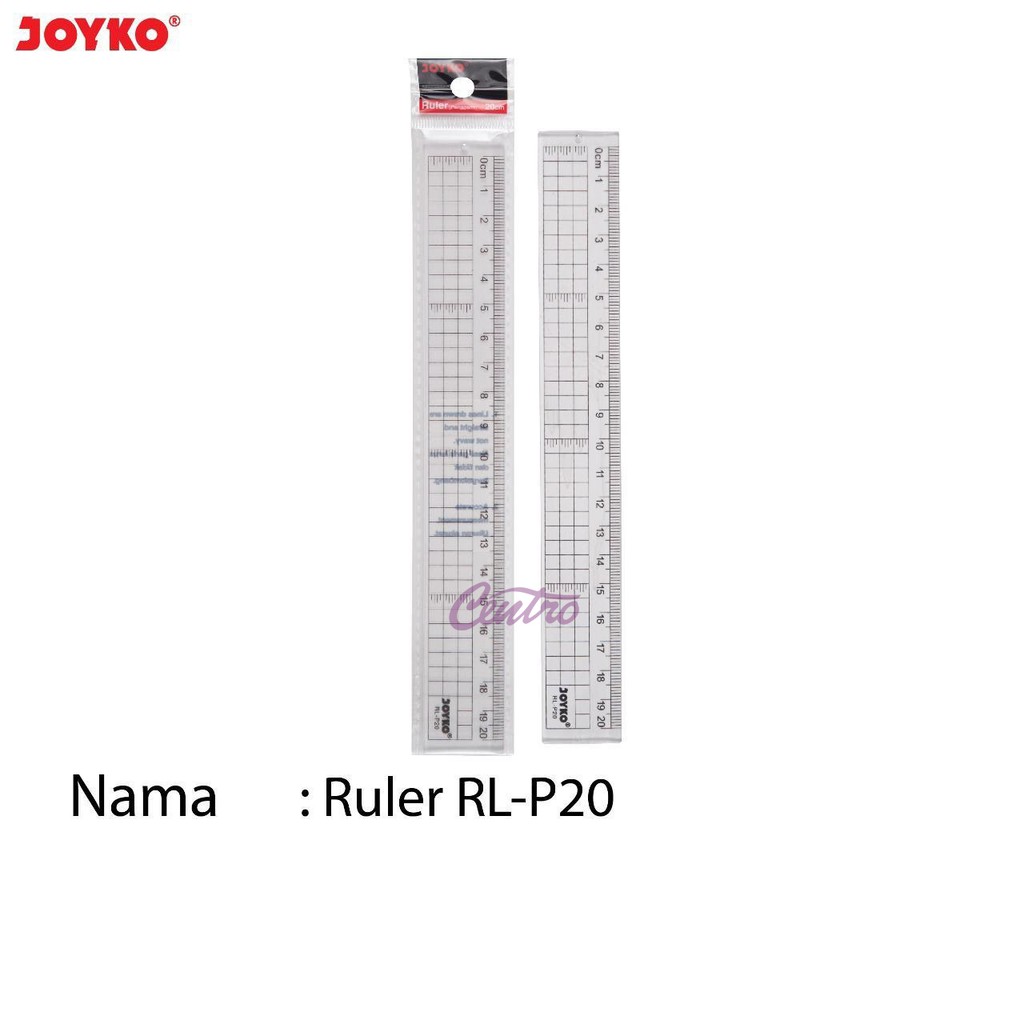 Jual Joyko Penggaris Teknik Technical Ruler Mini Kotak Grid RL-P20 20cm ...
