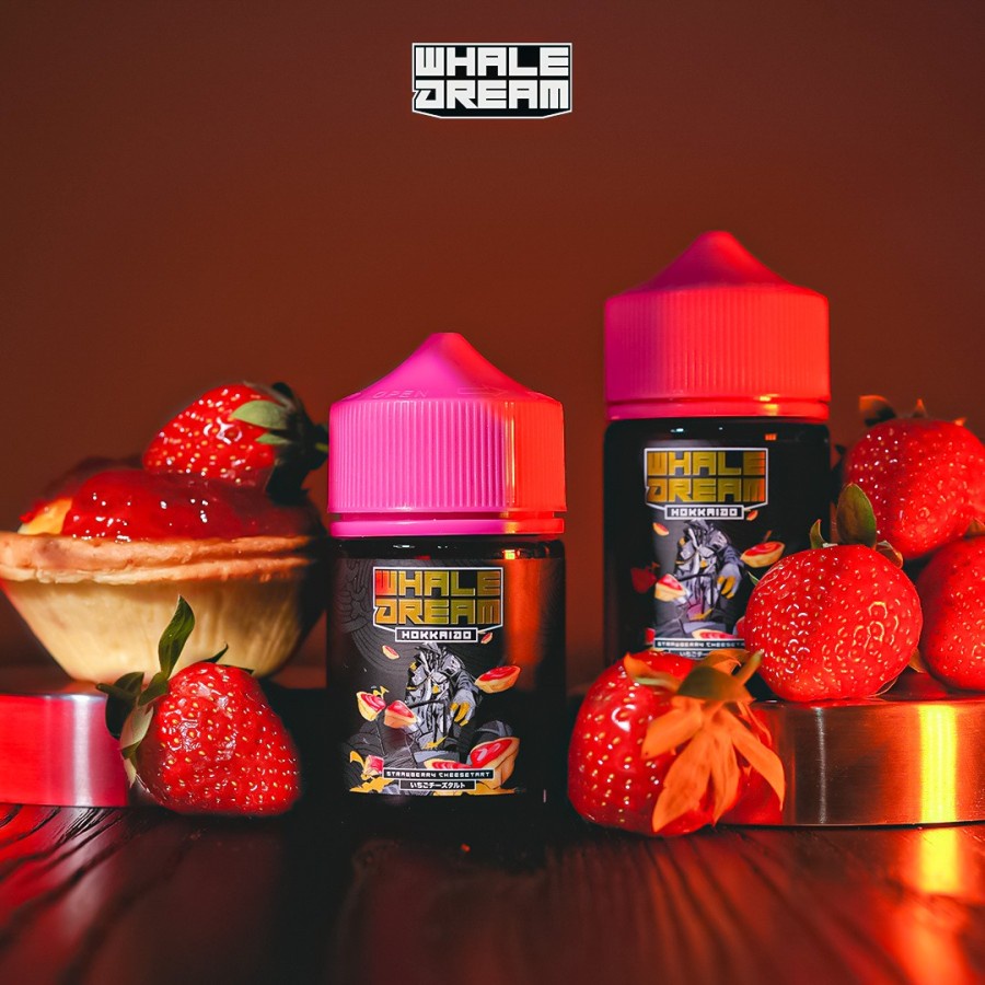 Jual Liquid Whale Dream Hokkaido Strawberry Cheesetart 60ML by JVS x ...
