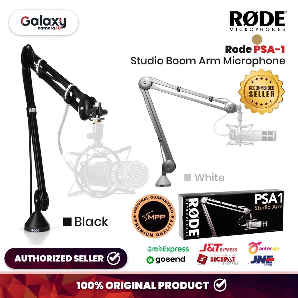 Jual Rode PSA1 Studio Boom Arm for Broadcast Microphone Rode PSA 1 ...
