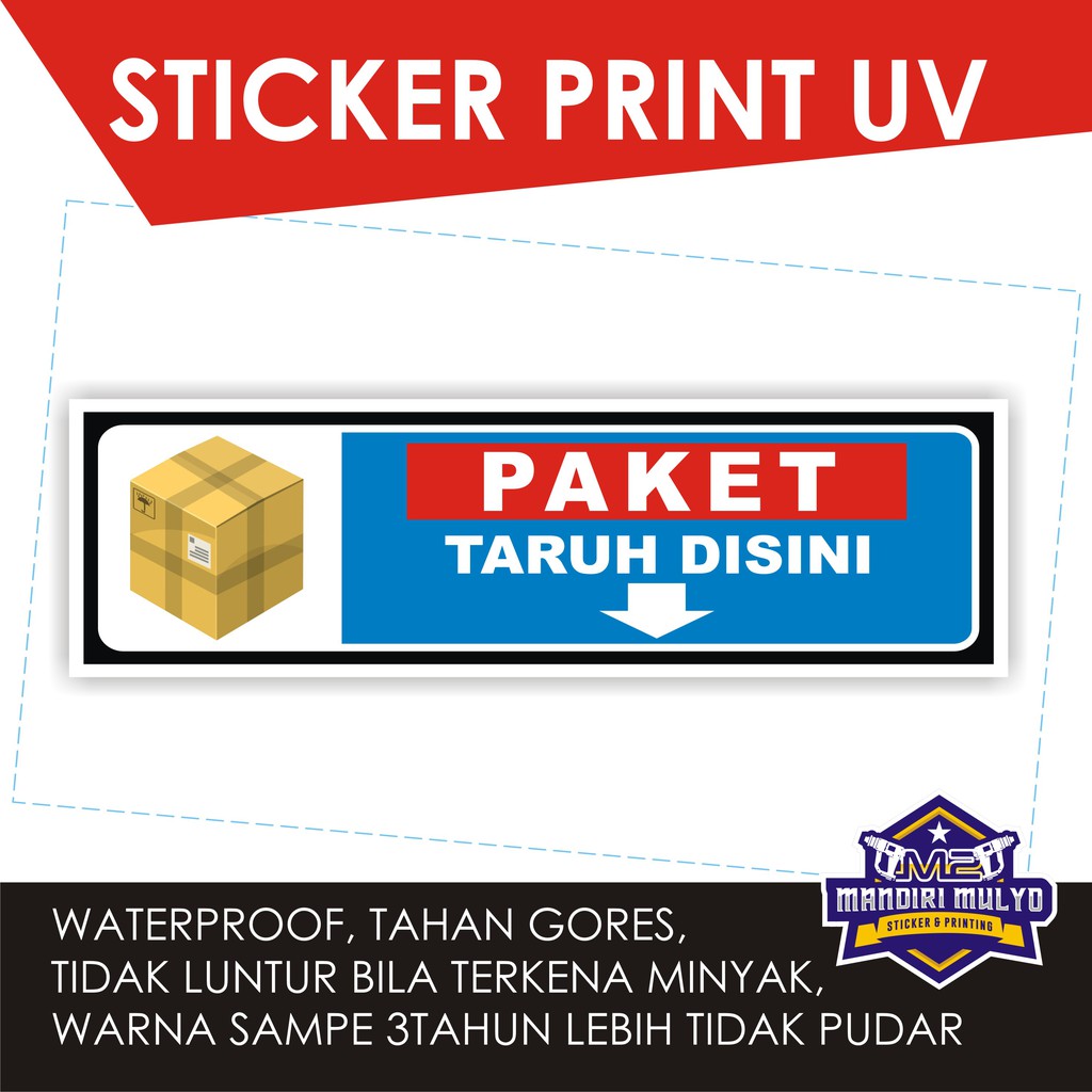 Jual STICKER SIGN PAKET TARUH DISINI | Shopee Indonesia