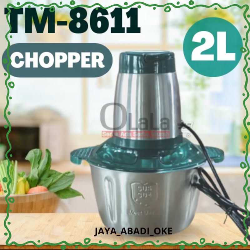 Jual CHOPPER BLENDER DAGING PENGGILING DAGING PORTABLE STAINLES TUUMYY ...