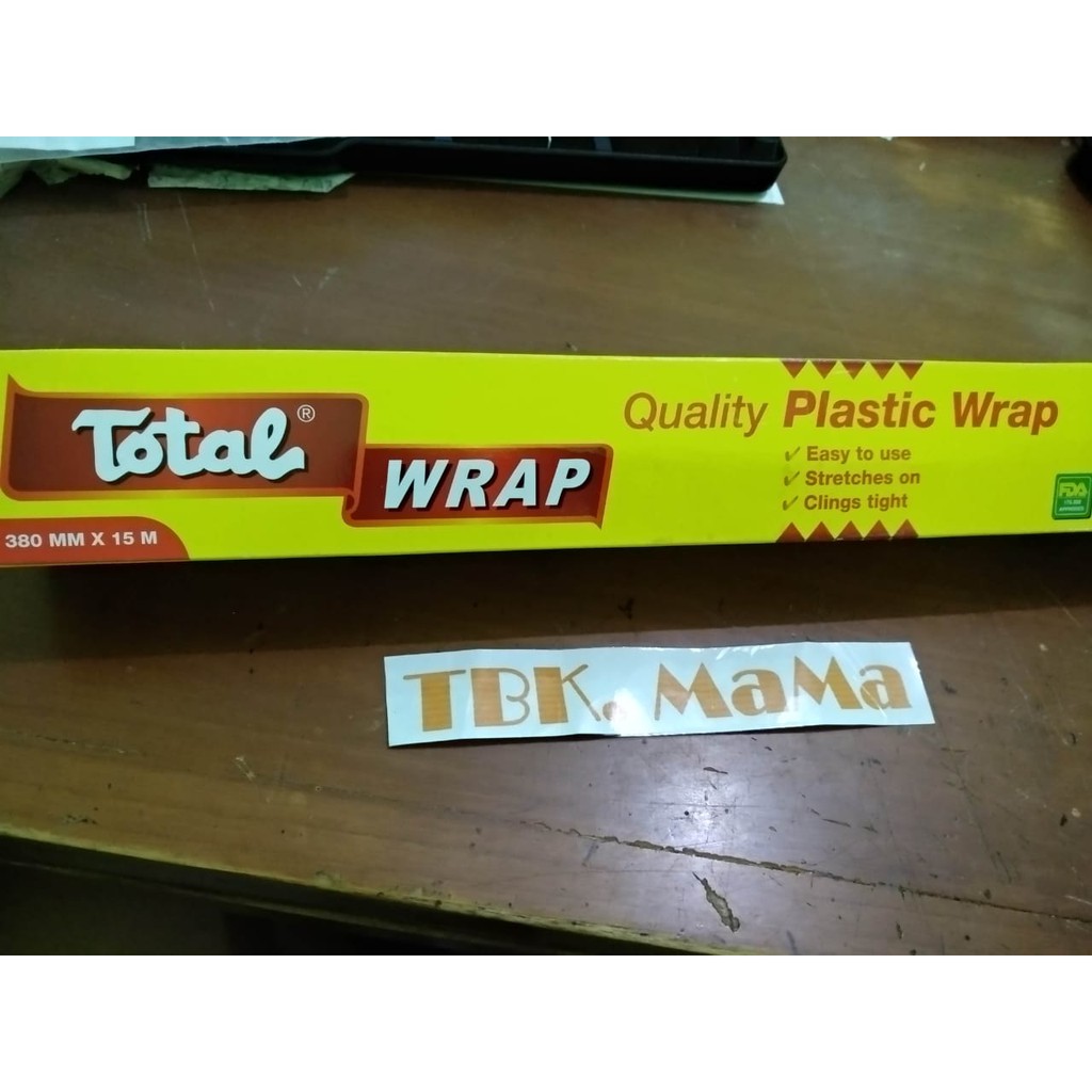 Jual Plastik Wrap Total Wrap 380 MM X 15 M | Shopee Indonesia