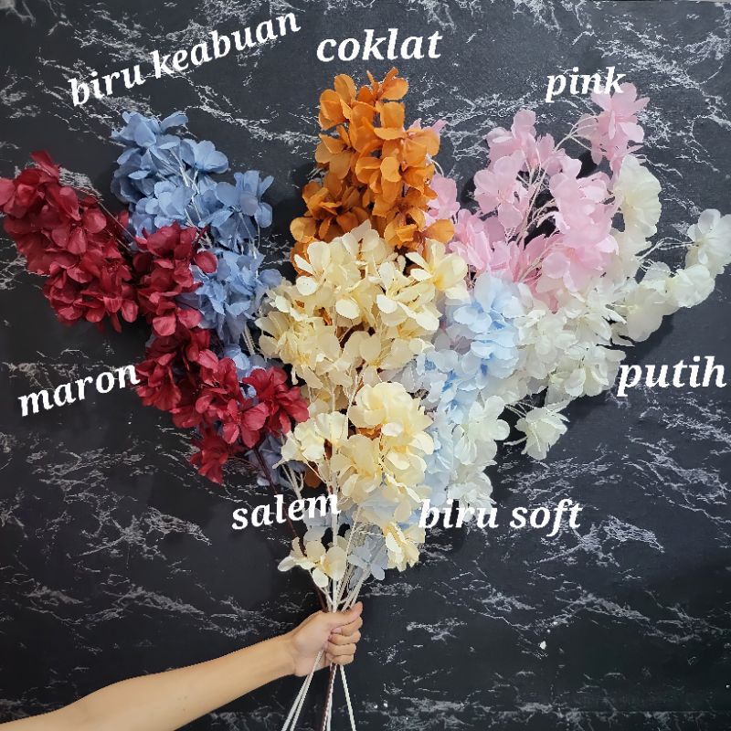 Jual Bunga Artificial Anna Marie/Bunga Palsu Plastik Imitasi Hias ...