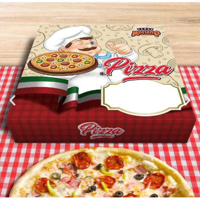 Jual Dus box pizza 20x20 / kotak pizza | Shopee Indonesia