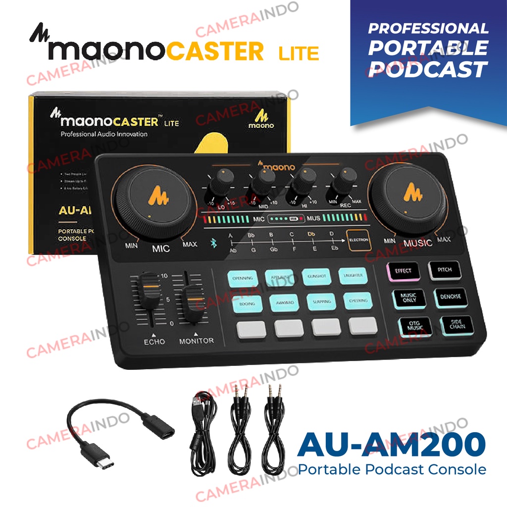 Jual Maono Caster LITE AU-AM200 Portable Mixer Podcast Console ...