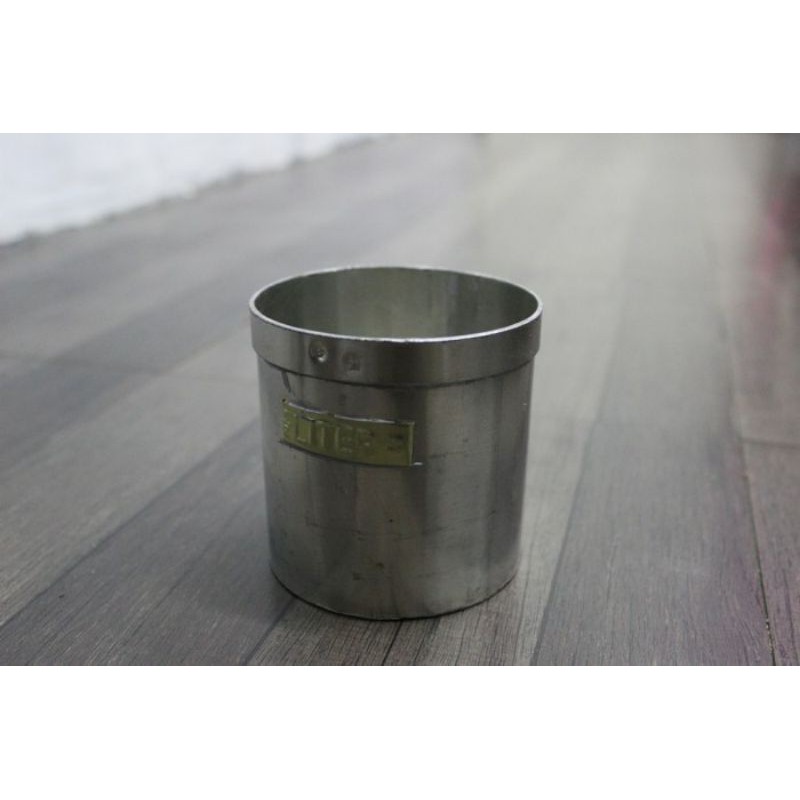 Jual takaran BERAS gelas kaleng literan 1 liter setengah liter 2liter ...