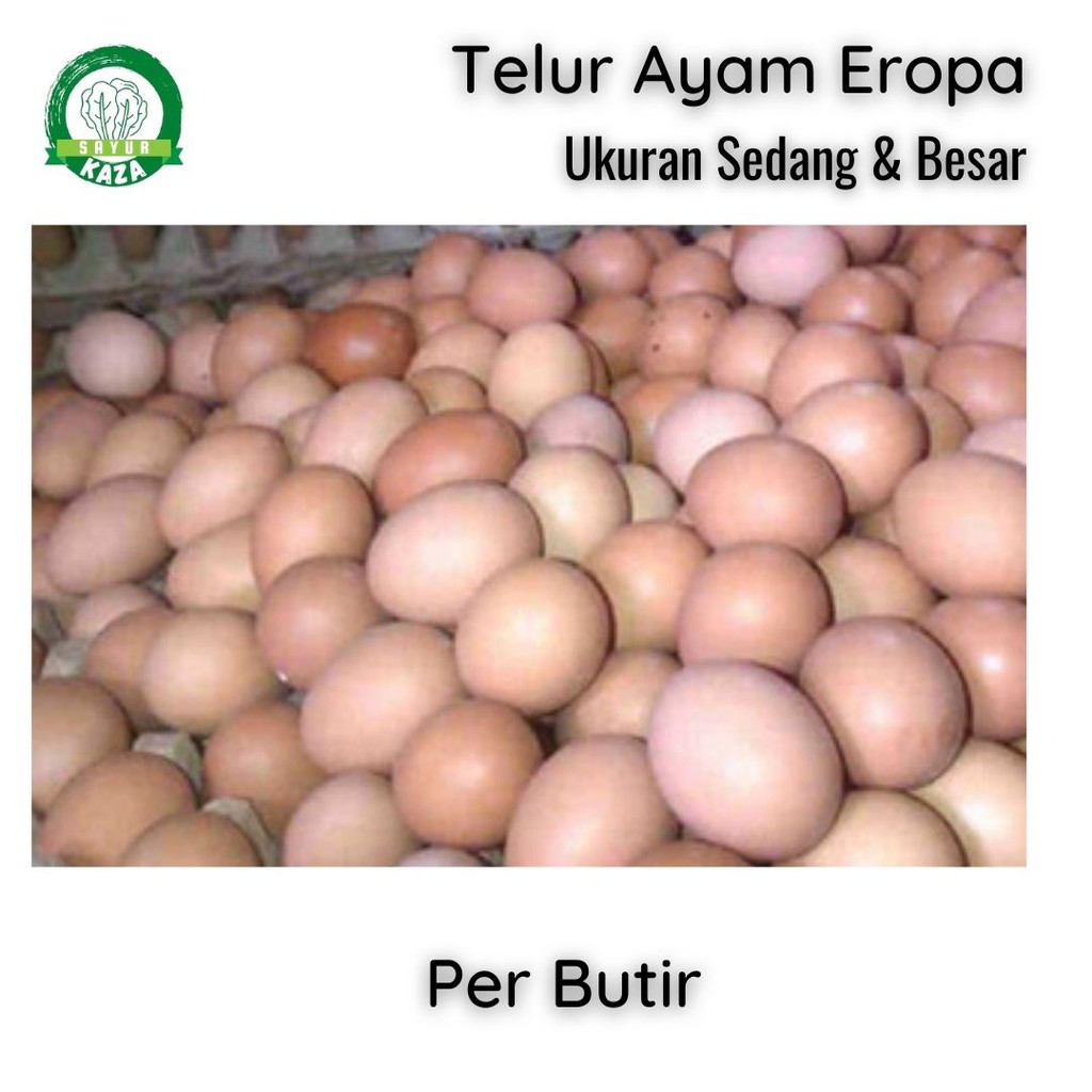 Jual Telur Ayam Ukuran Sedang dan Besar Per Butir Telor | Shopee Indonesia