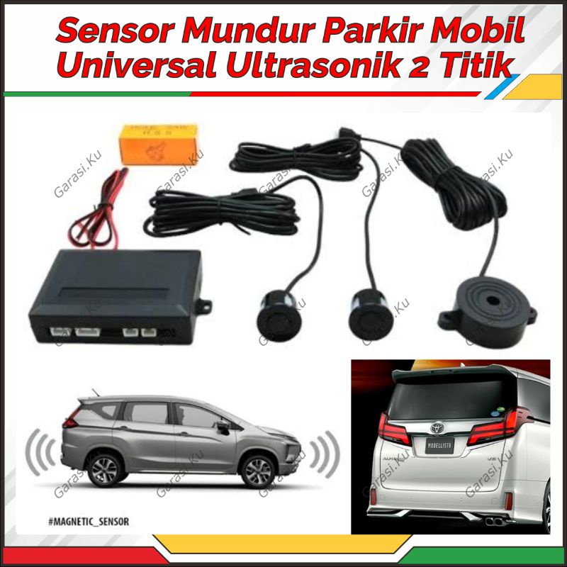 Jual SENSOR PARKIR MUNDUR MOBIL 2 TITIK ULTRASONIK UNIVERSAL: AGYA ...