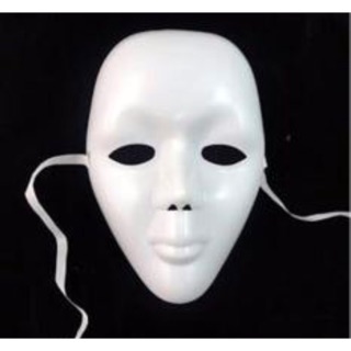 Jual topeng putih polos jabbawockez white Indonesia|Shopee Indonesia