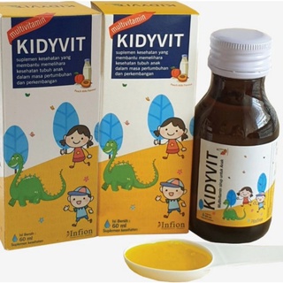 Jual Kidyvit Syrup 60 ml Multivitamin Untuk Anak / Penambah Nafsu Makan ...