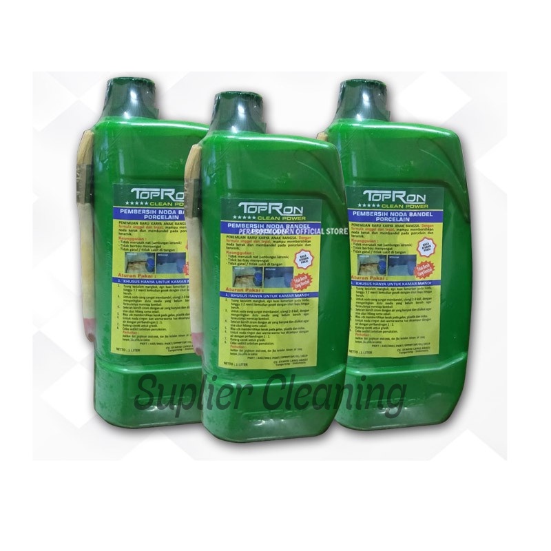 Jual Topron Pembersih Lantai dan Kerak Membandel 1 Liter (gratis Kuas ...