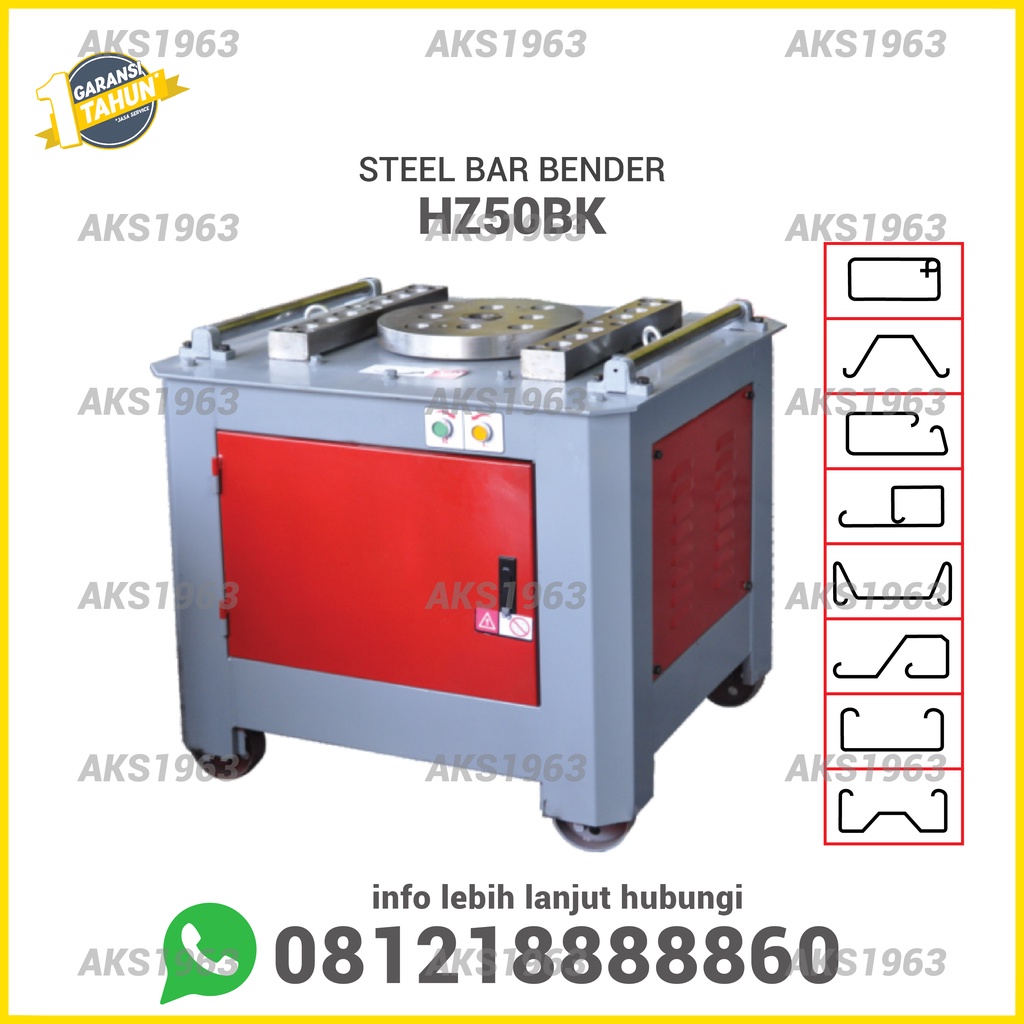 Jual Mesin Pembengkok Besi Alat Tekuk Besi Steel Bar Bender Bending ...