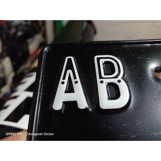 Jual Stiker PLAT NOMOR MOTOR ( BAHAN REFLEKTIF ) | Shopee Indonesia