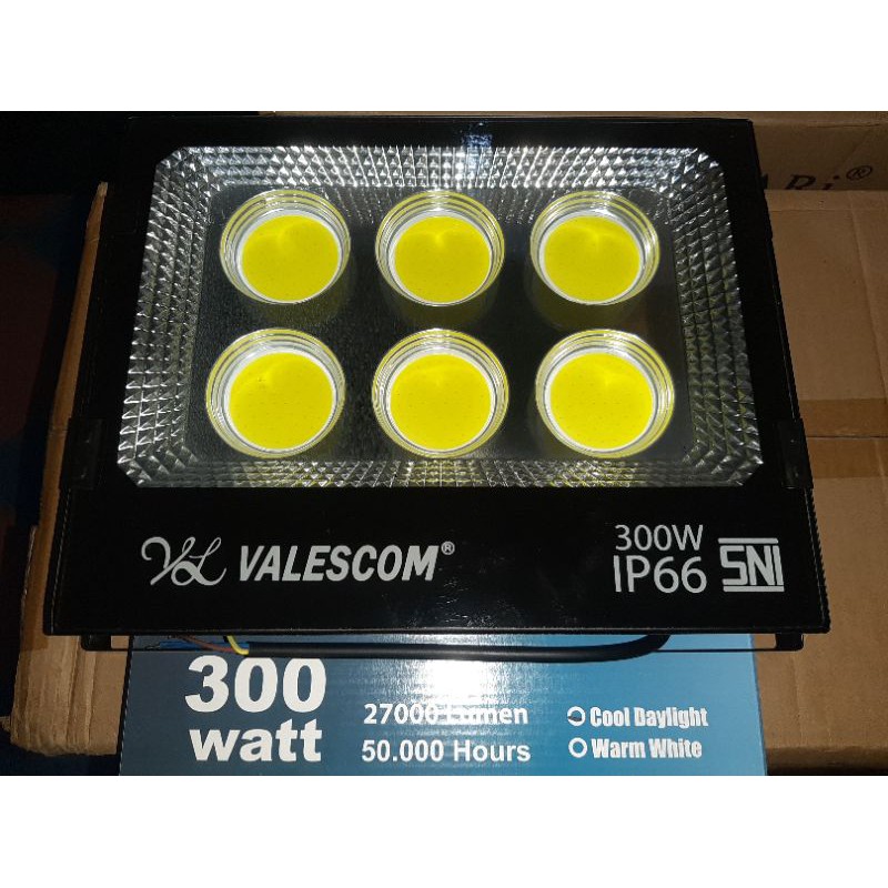 Jual Lampu sorot led COB 300 watt putih super bright | Shopee Indonesia