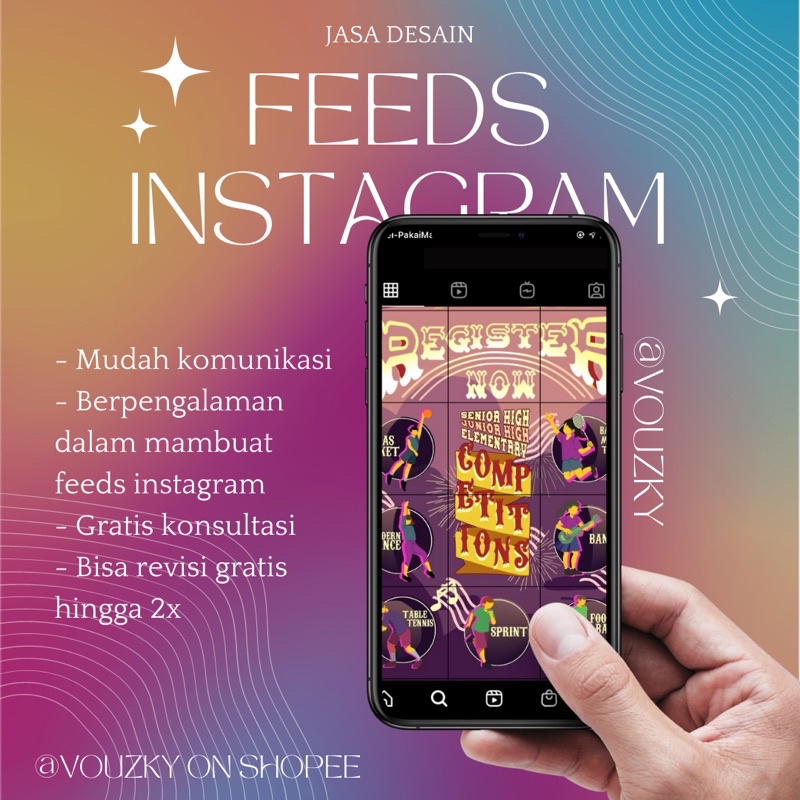 Jual JASA DESAIN GRAFIS FEED / FEEDS INSTAGRAM POSTER BANNER INFOGRAFIS ...