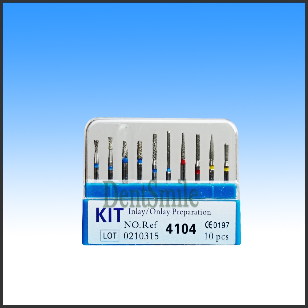 Jual dental bur inlay/onlay prapation KIT 4104 Indonesia|Shopee Indonesia