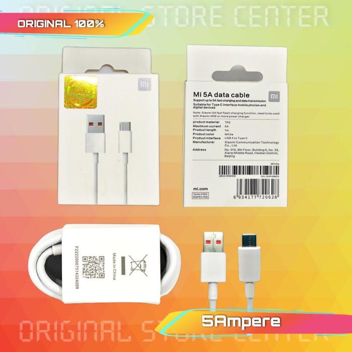 Jual Xiaomi Poco X3 NFC Poco X2 USB Cable Turbo Charging Original 100% ...