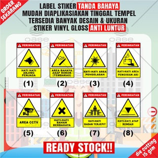 Jual STIKER PERINGATAN, STIKER LARANGAN, STIKER TANDA BAHAYA, STIKER ...