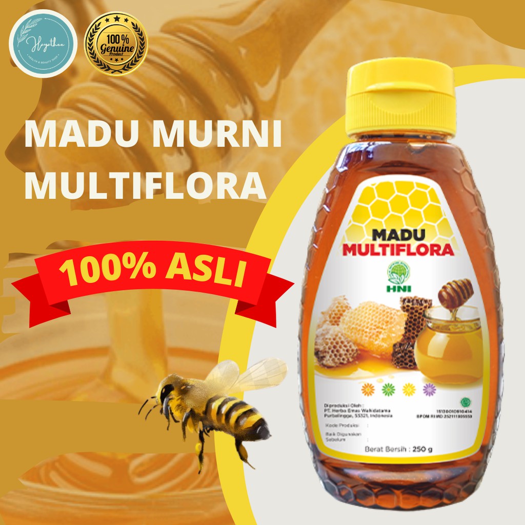 Jual MADU MURNI 100% ASLI MULTIFLORA "APIS MELLIFERA" HALAL HNI ORI ...