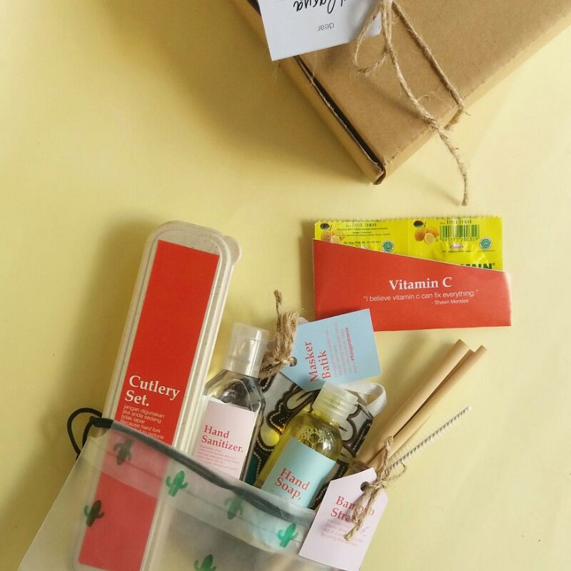 Jual [TERLENGKAP] Hampers New Normal Kit Starter Pack Gift Self Care ...