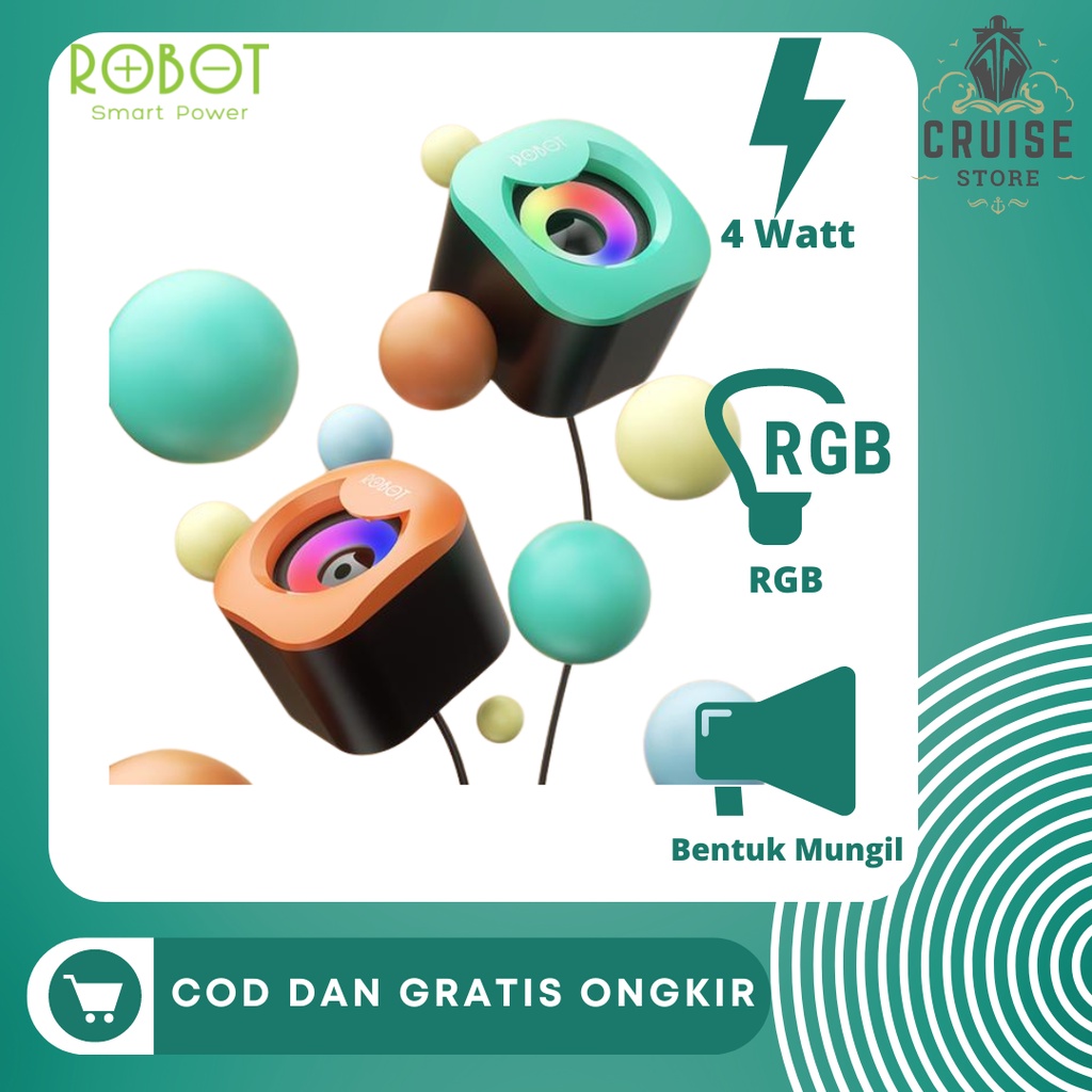 Jual Speaker ROBOT RS180 / ROBOT multimedia speaker RS180 for Gaming ...