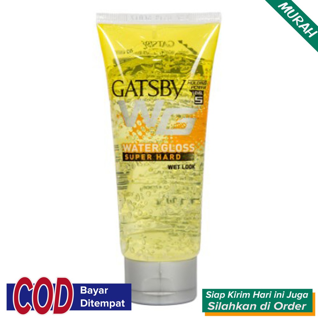 Jual Minyak Rambut Pria Cowok Efek Kaku Basah ~ GATSBY Water Gloss ...