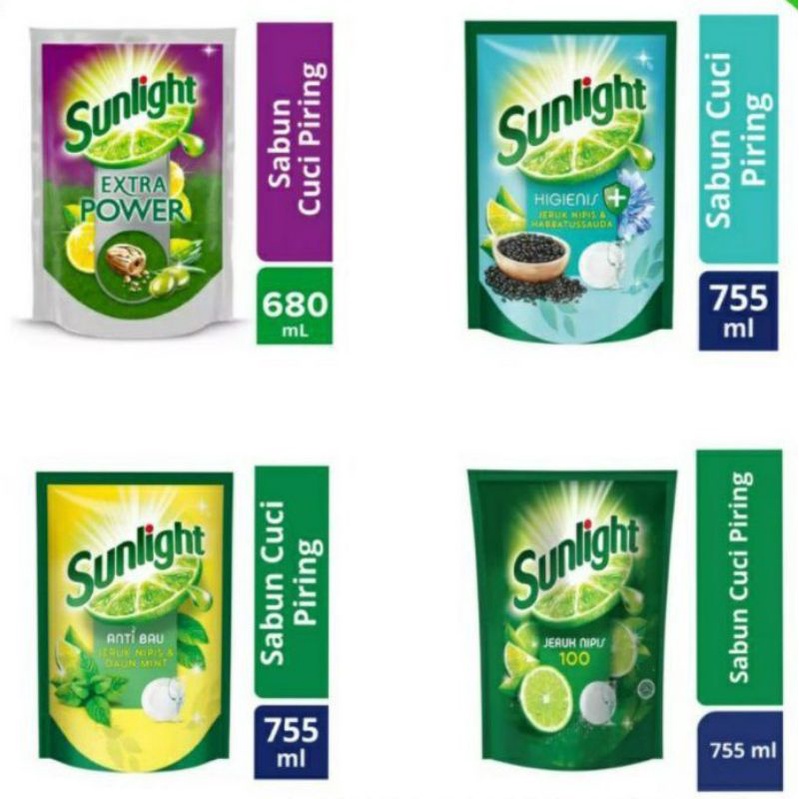 Jual Sunlight Sabun Pencuci Piring 755ml | Shopee Indonesia